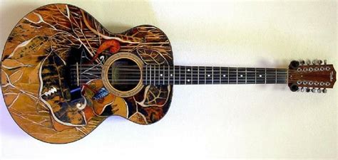 Cool Acoustic Guitar Paint Designs