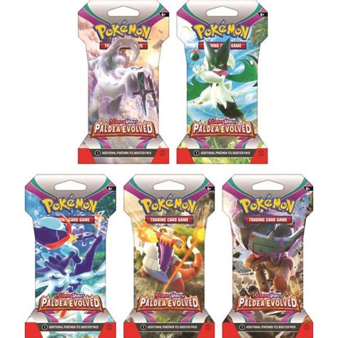Pokemon Paldea Evolved Sleeved Booster Pack Assortment 185 85350