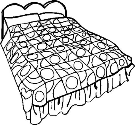 Desenhos De Cama Para Colorir Pintar E Imprimir ColorirOnline