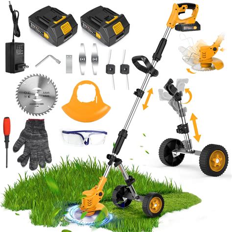 Buy Lacoco Electric Weed Eater Cordless Weed Wacker Battery Powered 3