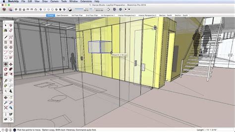 sketchup skill builder move with x ray dezign ark