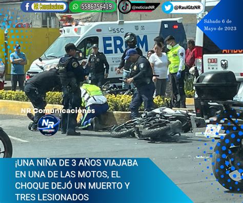 Choque Entre Dos Motociclistas Deja Una Persona Sin Vida En La