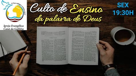 Culto De Ensino Da Palavra De Deus Tema A Vis O Do Templo