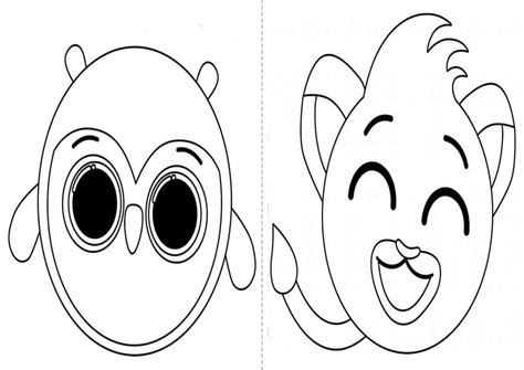 Desenhos Bolofofos Para Colorir Ver E Fazer