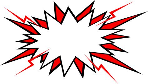 20 Comic Boom Explosion Vector PNG Transparent SVG Vol 2 OnlyGFX