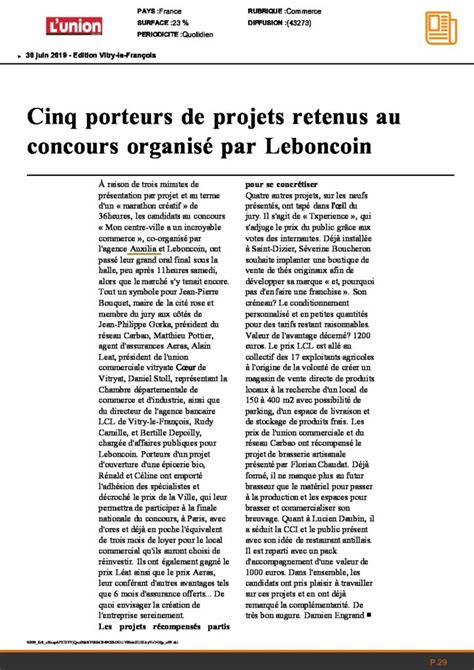 résumé d un article de presse