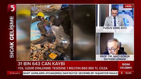 Naci Görür den İstanbul depremi için eli kulağında uyarısı 7 nin