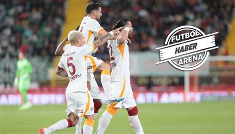 Alanyaspor 1 4 Galatasaray maç özeti ve golleri İZLE