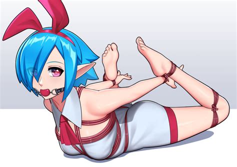 Rule 34 Anime Arms Tied To Legs Bare Arms Bare Legs Bare Shoulders