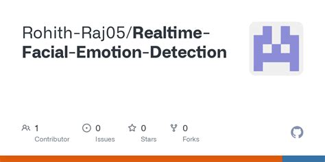 Github Rohith Raj Realtime Facial Emotion Detection
