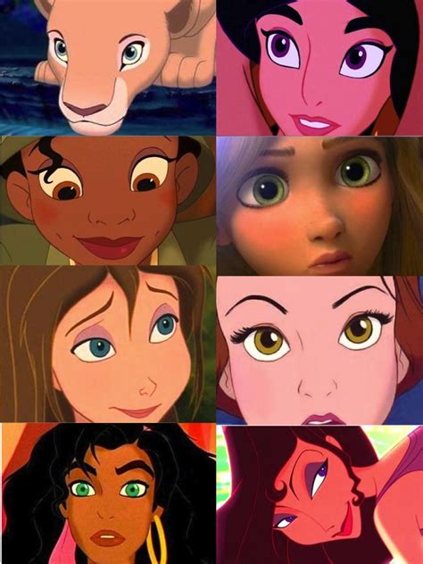 Day 17 Best Eyes Nominees Nala Jasmine Tiana Rapunzel Jane Porter