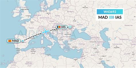 W43692 Flight Status Wizz Air Malta Madrid To Iasi WMT3692