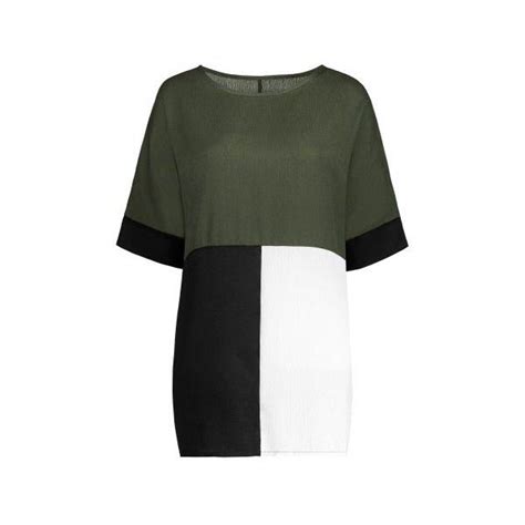 0 Green Tee Plus Size T Shirts Rosegal Color Blocking Plus Size