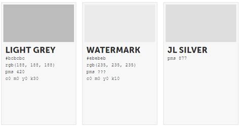 Silver Color Code Cmyk