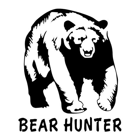 Bear Hunter Decal Bear Hunting Sticker Waterfowldecals