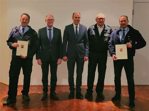 Ortsgemeinde Zilshausen Goldenes Feuerwehr Ehrenzeichen F R
