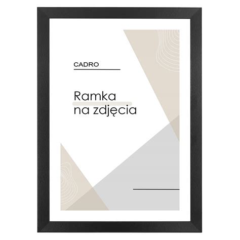Ramka X Ramki Na Zdj Cia Do Zdj Czarna Rama Mdf Cadro Ramka