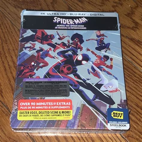 SPIDERMAN ACROSS THE Spider Verse 4k 2 Discs Bluray Region A
