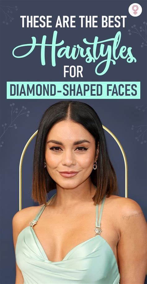 Stunning Hairstyles For Diamond Faces Diamond Face Shape Diamond