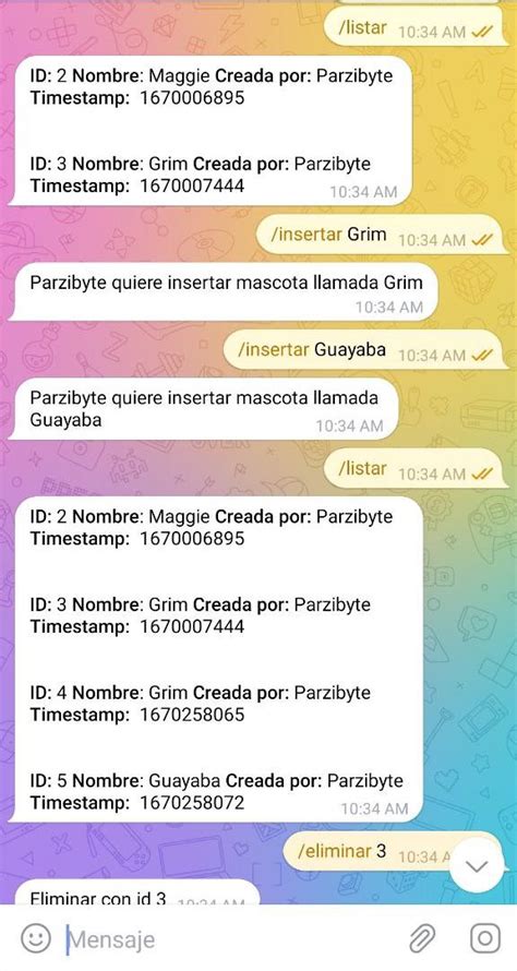 Telegram Y Mysql Conexi N Usando Parzibyte S Blog