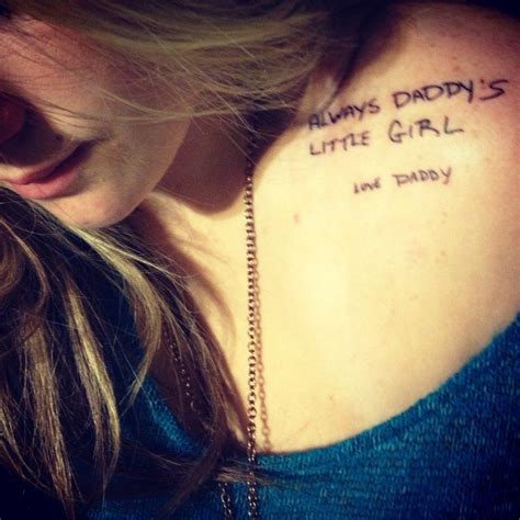 The 25 Best Ideas About Daddys Girl Tattoo On Pinterest Daddy Tattoos Father Daughter