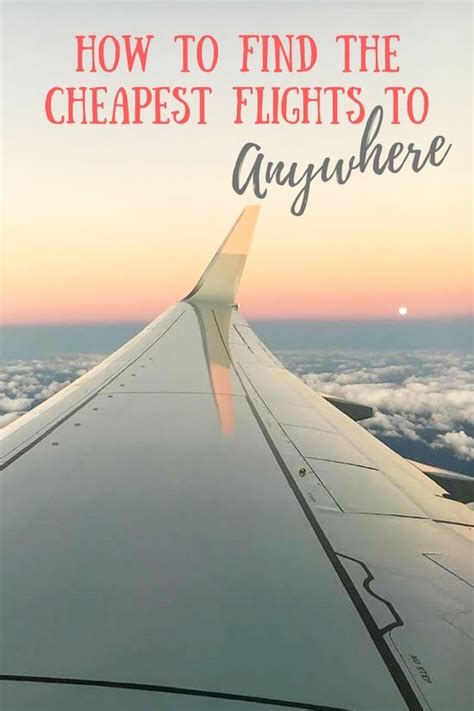 How To Find Cheap Flights To Anywhere Best Hacks