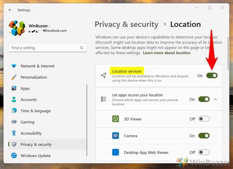How To Enable Or Disable Location Services In Windows Winbuzzer