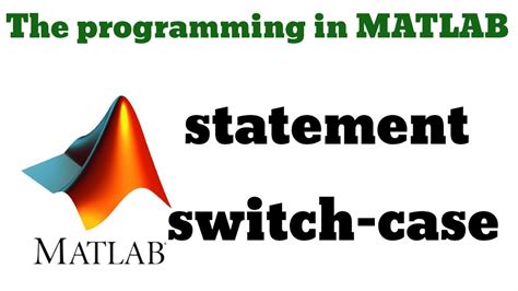 programming in matlab the statement switch case youtube