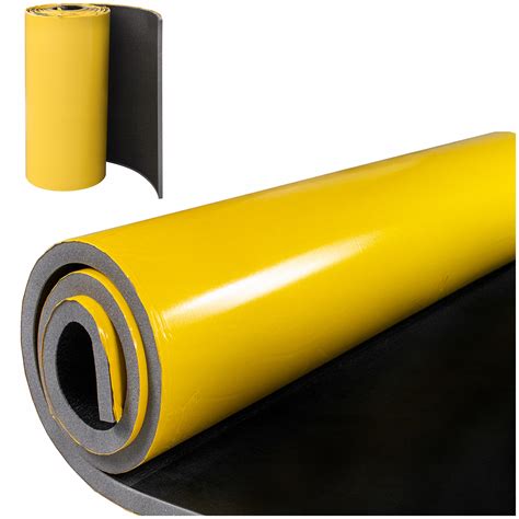 PIANKA WYGŁUSZAJĄCA mata TRUDNOPALNA 20mm 50x100cm pochłaniająca czarna