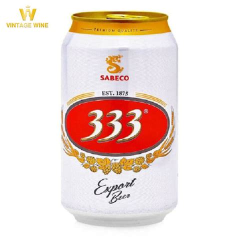 Nồng độ cồn của bia 333 bao nhiêu độ