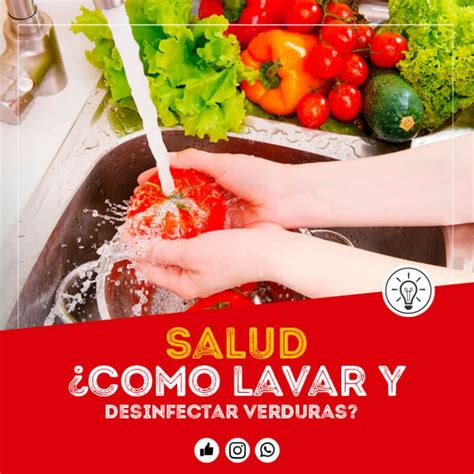 Cómo lavar y desinfectar correctamente verduras y frutas