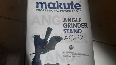 Makute Ag S Angle Grinder Stand Youtube