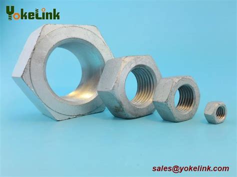Forged Steel Astm A Dh Heavy Hex Nut Galvanized With A Bolts