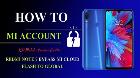 Redmi Note 7 Lavender Mi Account Bypass Reset No Relock And Convert