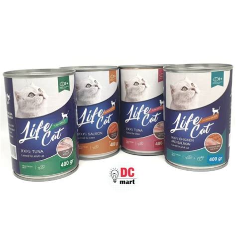 Jual LIFE CAT KALENG Wet Food 400 Gr Makanan Kucing Cair Kaleng