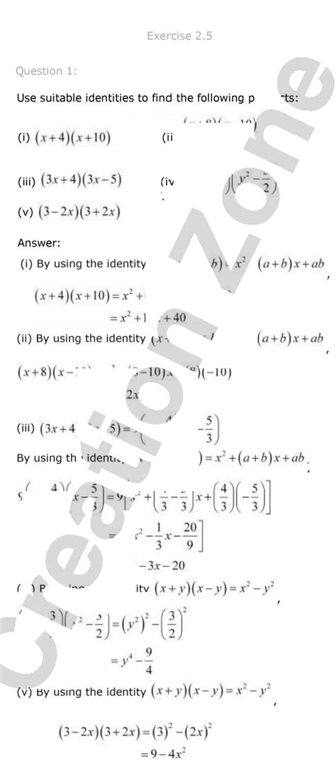 class 9 chapter 2 polynomials