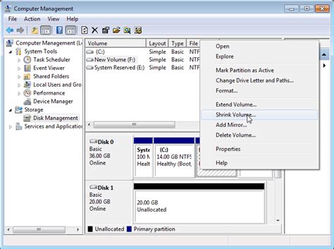 Windows 8 Disk Management Resize Windows 8 Hard Drive Partition