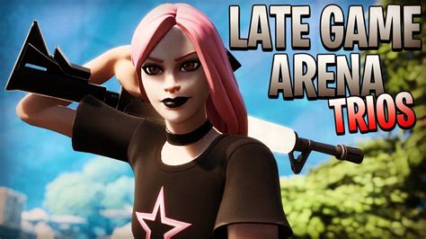 Winning In Fortnite LATE GAME ARENA TRIOS With Haze Skin 1440p 160FPS