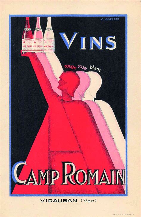 Camp Romain sig Gadoud um 1925 Wiener Werkstätte Postkarten