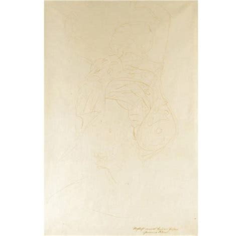 Kniender Halbakt Kneeling Half Nude By Gustav Klimt On Artnet