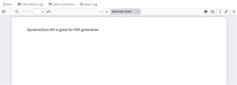 merge json to pdf dynamicdocs api advicement