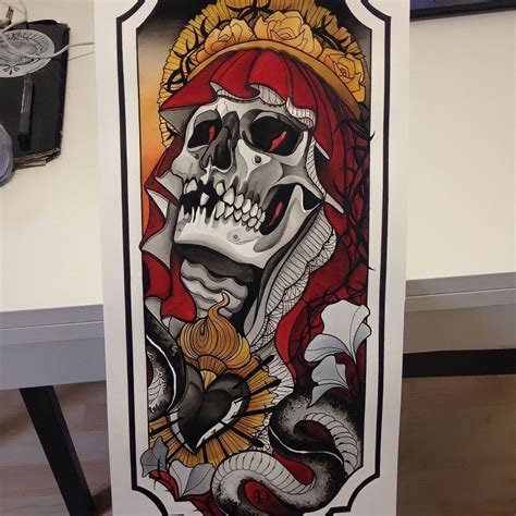 Neo Traditional Art Traditional Tattoo Art Dark Art Drawings Tattoo