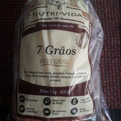 Nutri Vida pão 7 grãos integral Review abillion