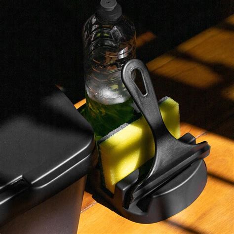 Kit Pia Ellegance Lixeira Porta Detergente Esponja Rodinho Cozinha