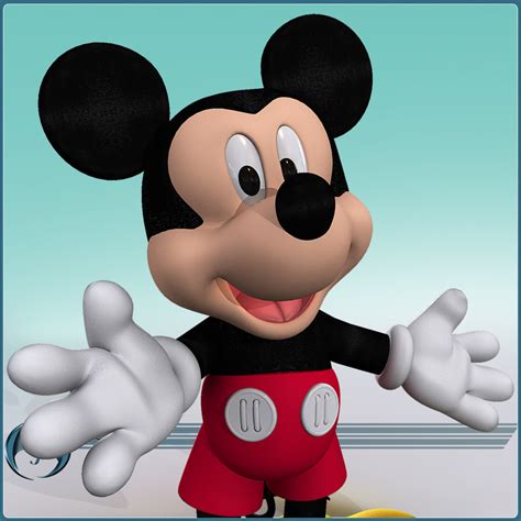 Mickey Mouse 3d Model Deviantart