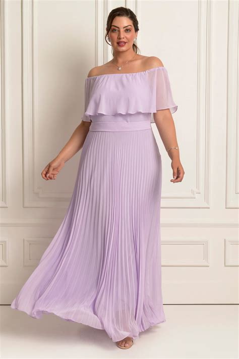 Vestido De Festa Vestido Longo Rafaela Lavanda Ladydress