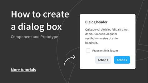 How To Create A Dialog Box Figma