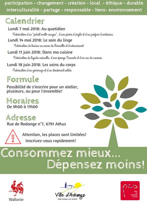 Consommer autrement je fabrique mes produits ménagers News Aubange