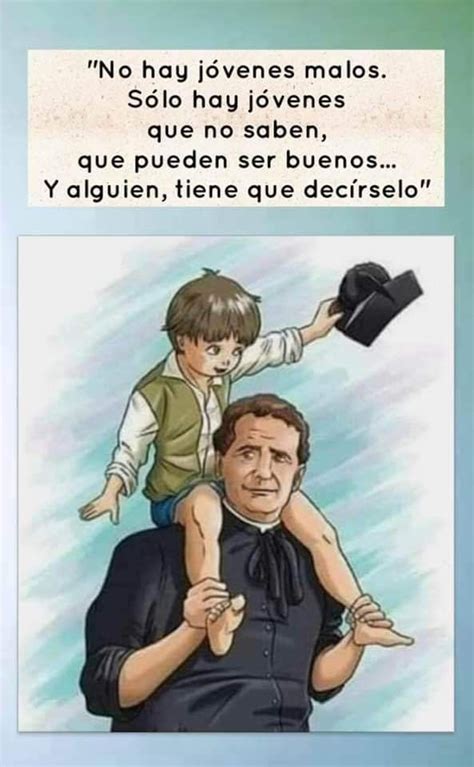 Pin De Adriana Parada S En San Juan Bosco Frases Religiosas Frases