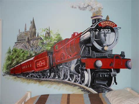 Hogwarts Express Mural Harry Potter Art Drawings Harry Potter Train